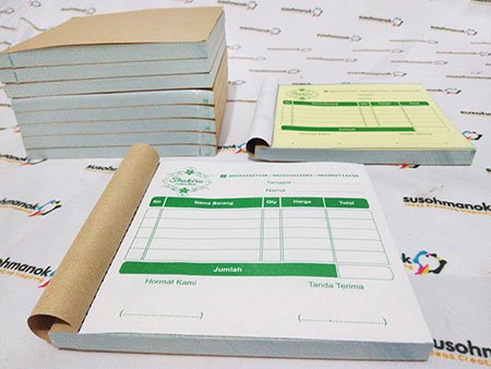 Tempat Cetak Nota di Semarang NCR Murah Terpercaya