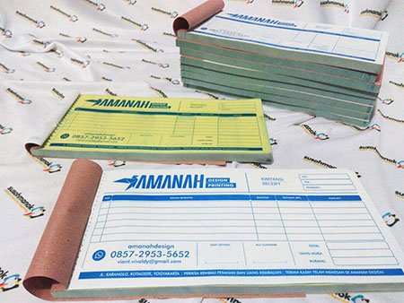 Pusat Cetak Nota di Tasikmalaya Bagus Terpercaya